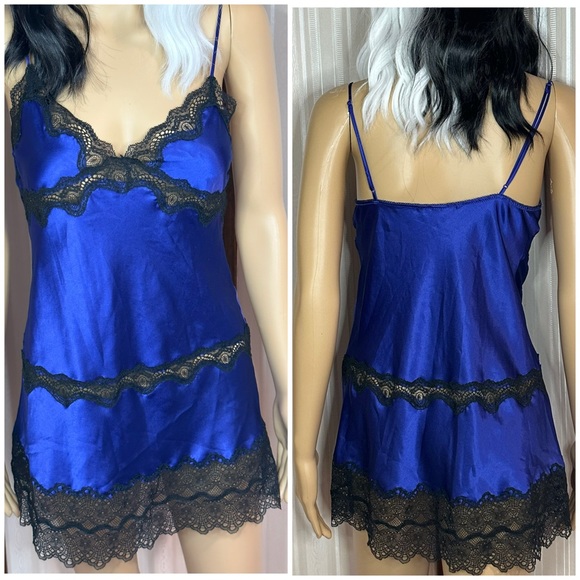 Victoria's Secret | Intimates & Sleepwear | Vtg Royal Blue Victorias ...